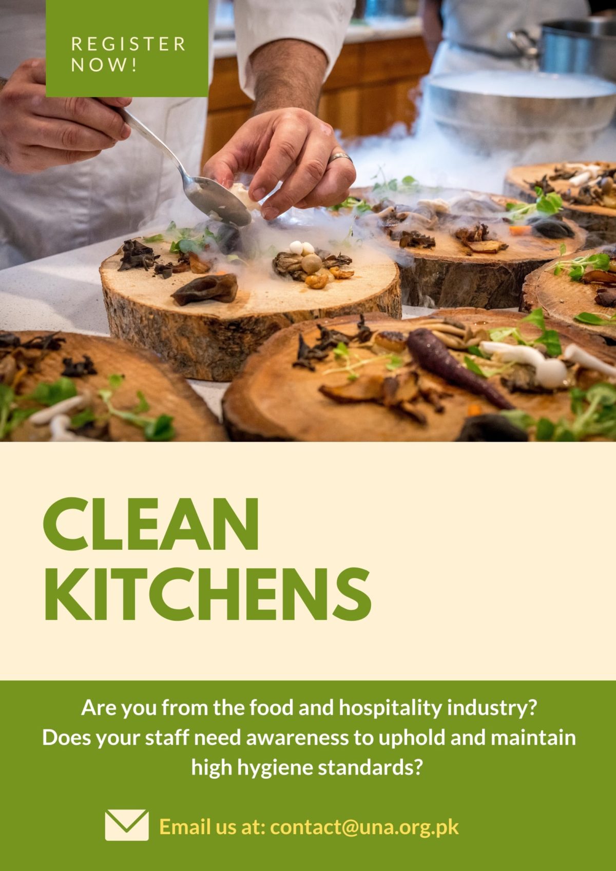 Clean Kitchens Poster – UNAP